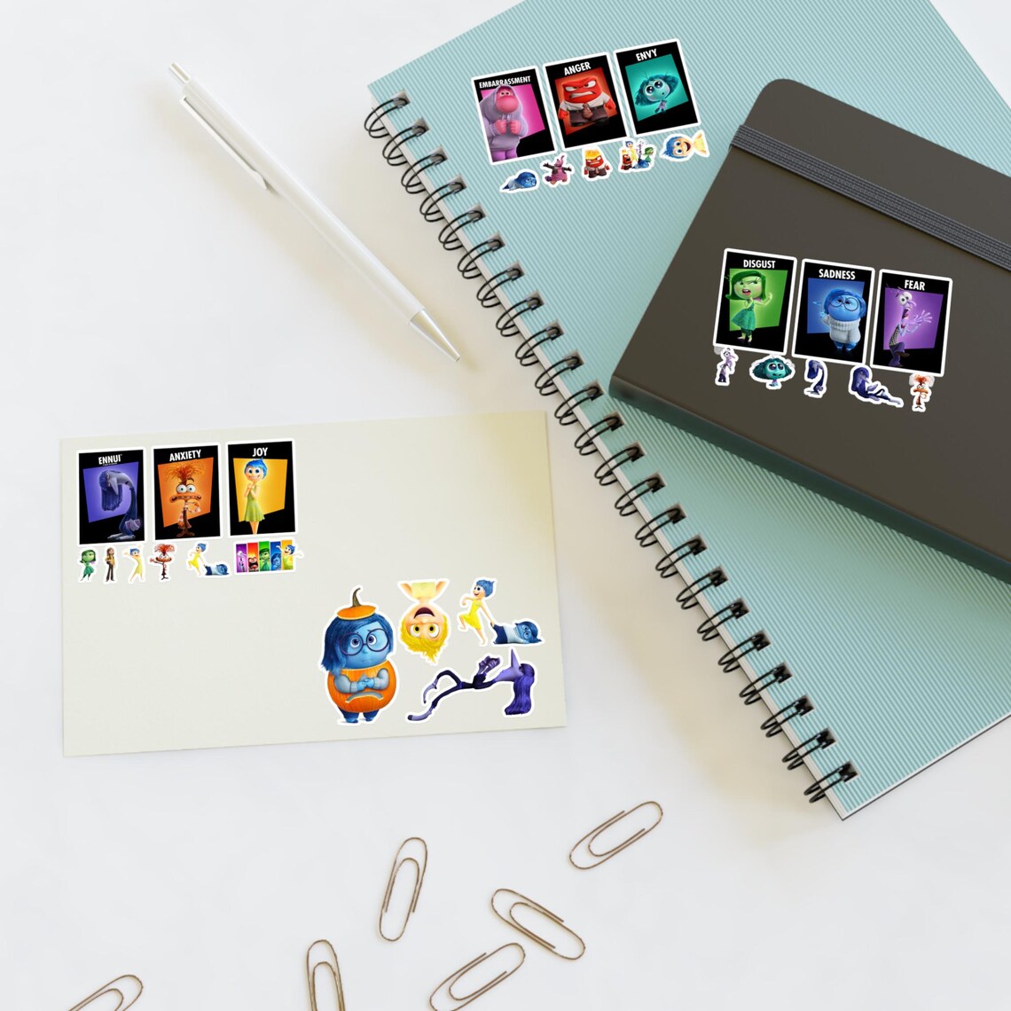 Inside Out 29 Sticker Sheet, Disney Pixar Emotions Stickers, Birthday ...