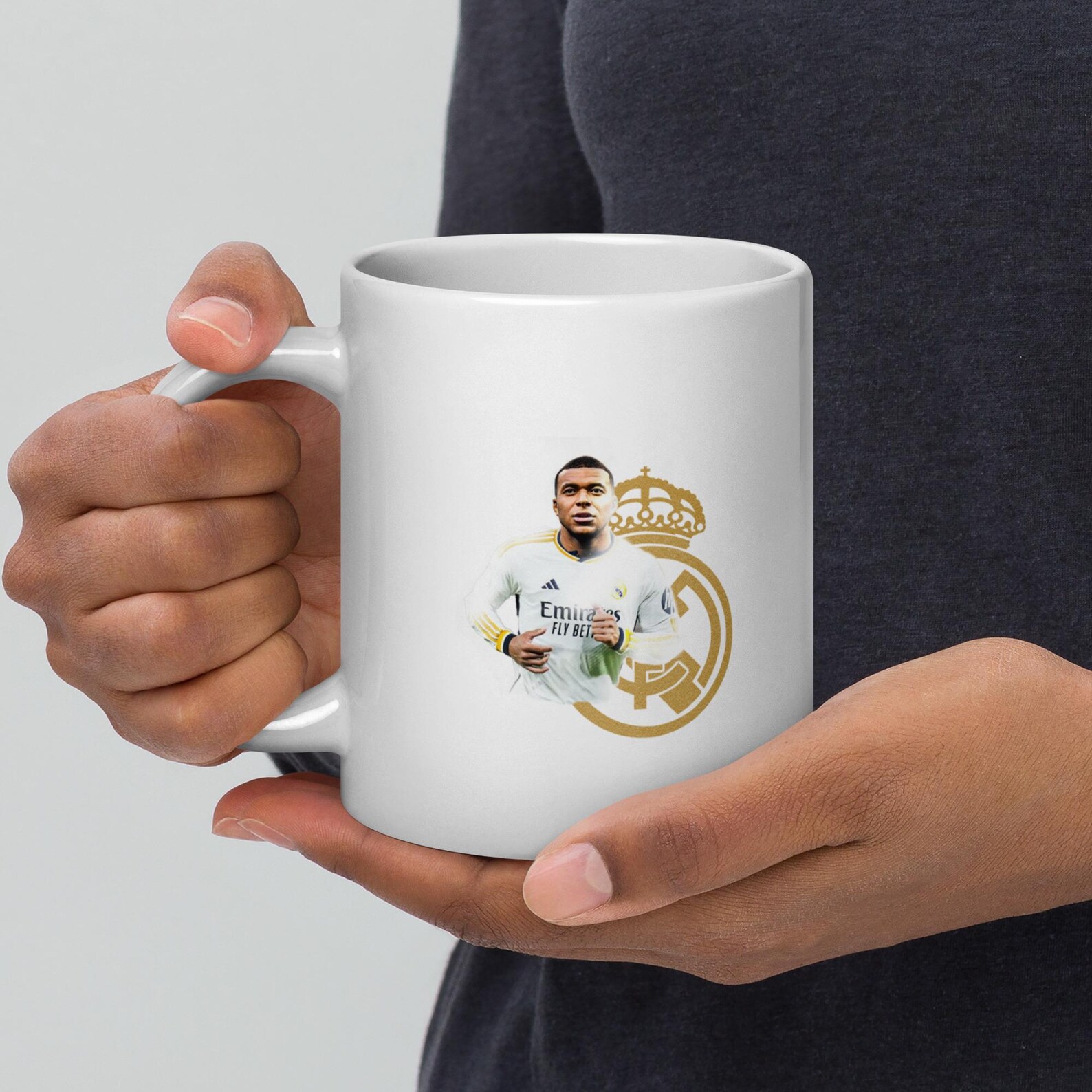 Real Madrid Fan Barça Tears Mug, Coffee Mug Real Madrid Fans ...