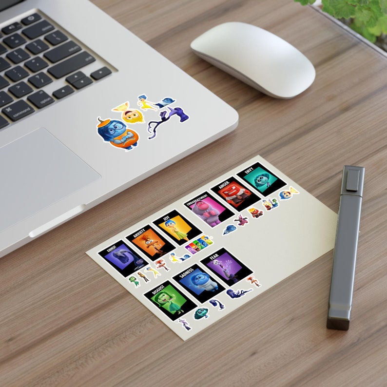 Inside Out 29 Sticker Sheet, Disney Pixar Emotions Stickers, Birthday ...