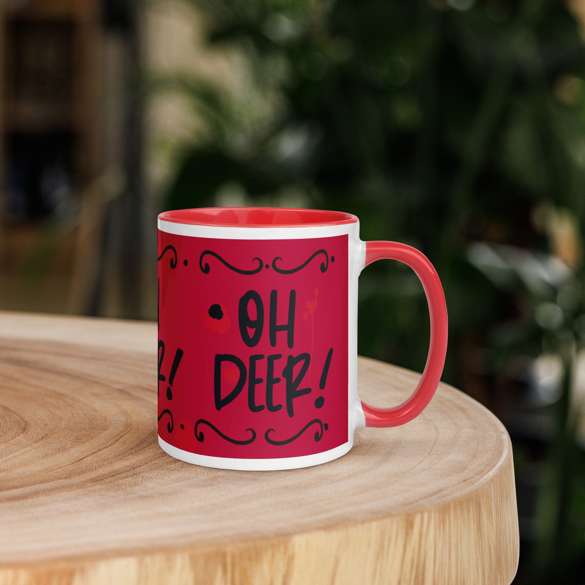 OH DEER Alastor's Coffee Mug Hazbin Hotel Tea Cup Radio Demon Alastor ...