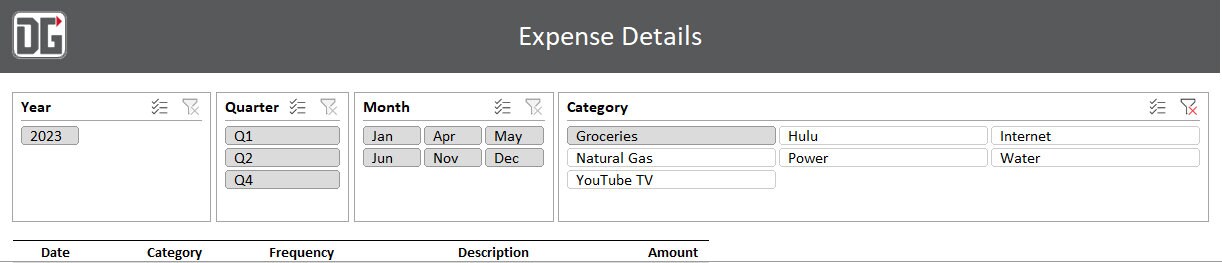 Tracker, Excel, Budget, Expense, Spreadsheet, Charts, Graphs, Slicers ... Tracker, Excel, Budget, Expense, Spreadsheet, Charts, Graphs, Slicers ...
