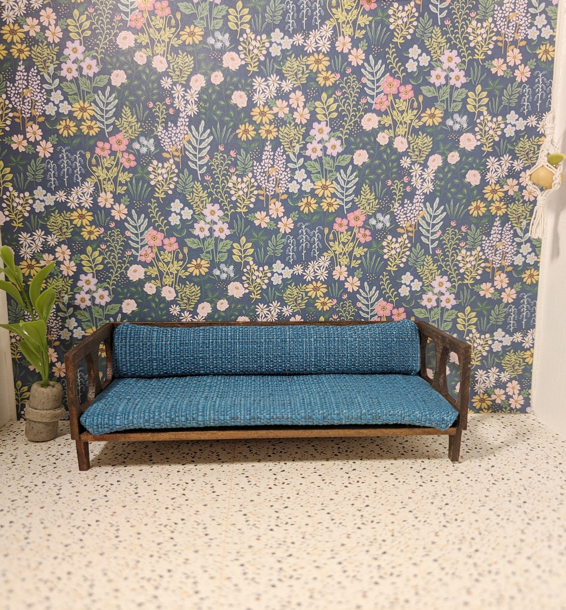 Mid-century Modern Cutout Couch DIY KIT - Miniature 1:12 Scale; Room ...