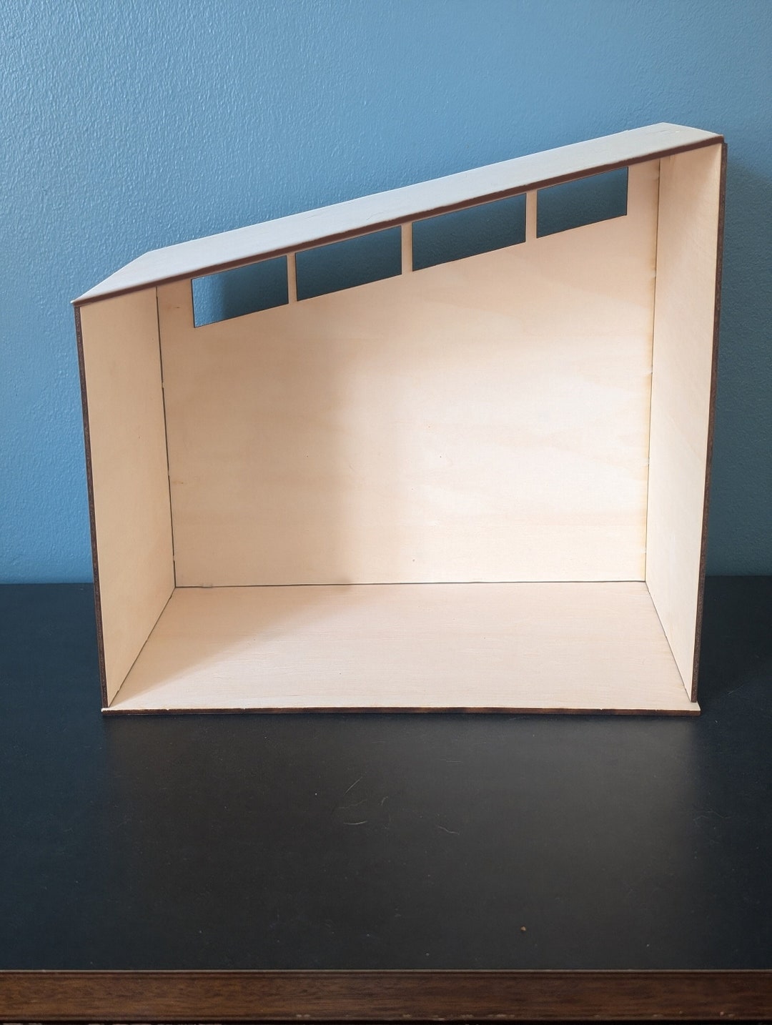 Mid-century Modern Room Box Kit 1/6 Scale for Barbie: DIY Unfinished ...