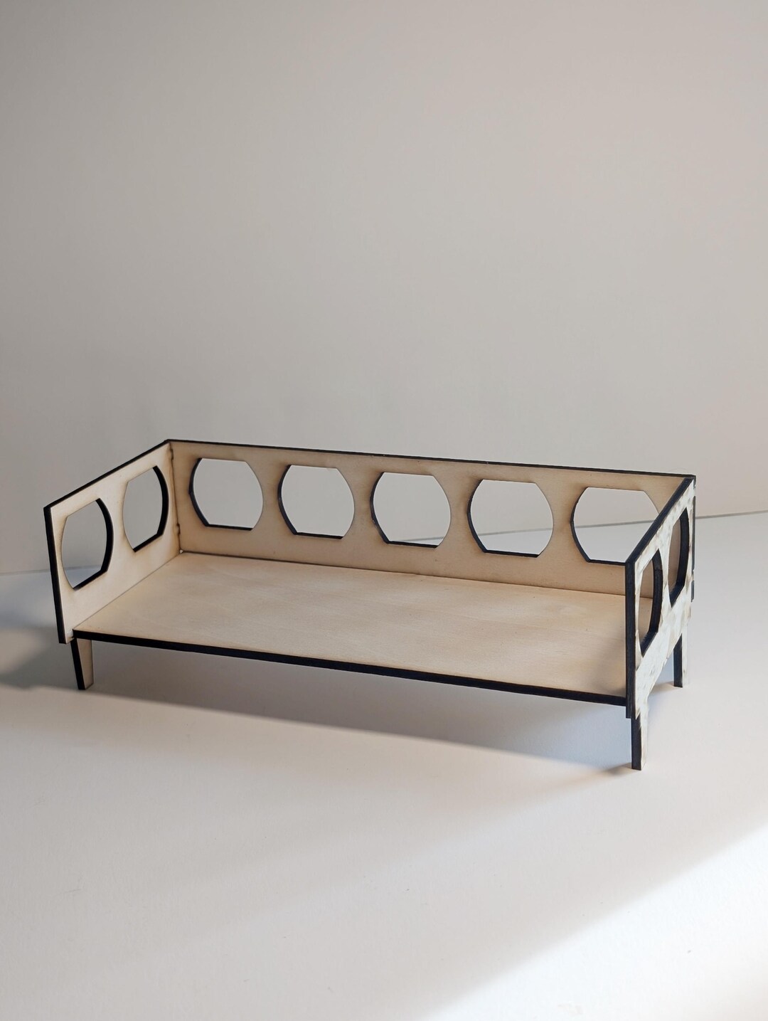 Mid-century Modern Cutout Couch DIY KIT - Miniature 1:12 Scale; Room ...