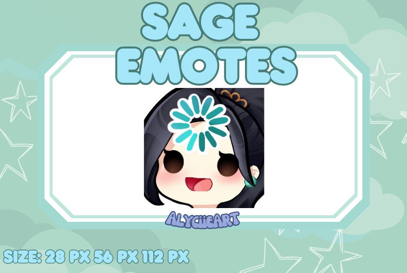Sage Buffering Emotes | Twitch and Discord | Streaming | Streamer ...
