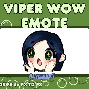 Viper Wow Emote | Twitch and Discord | Streaming | Streamer | Cute ...