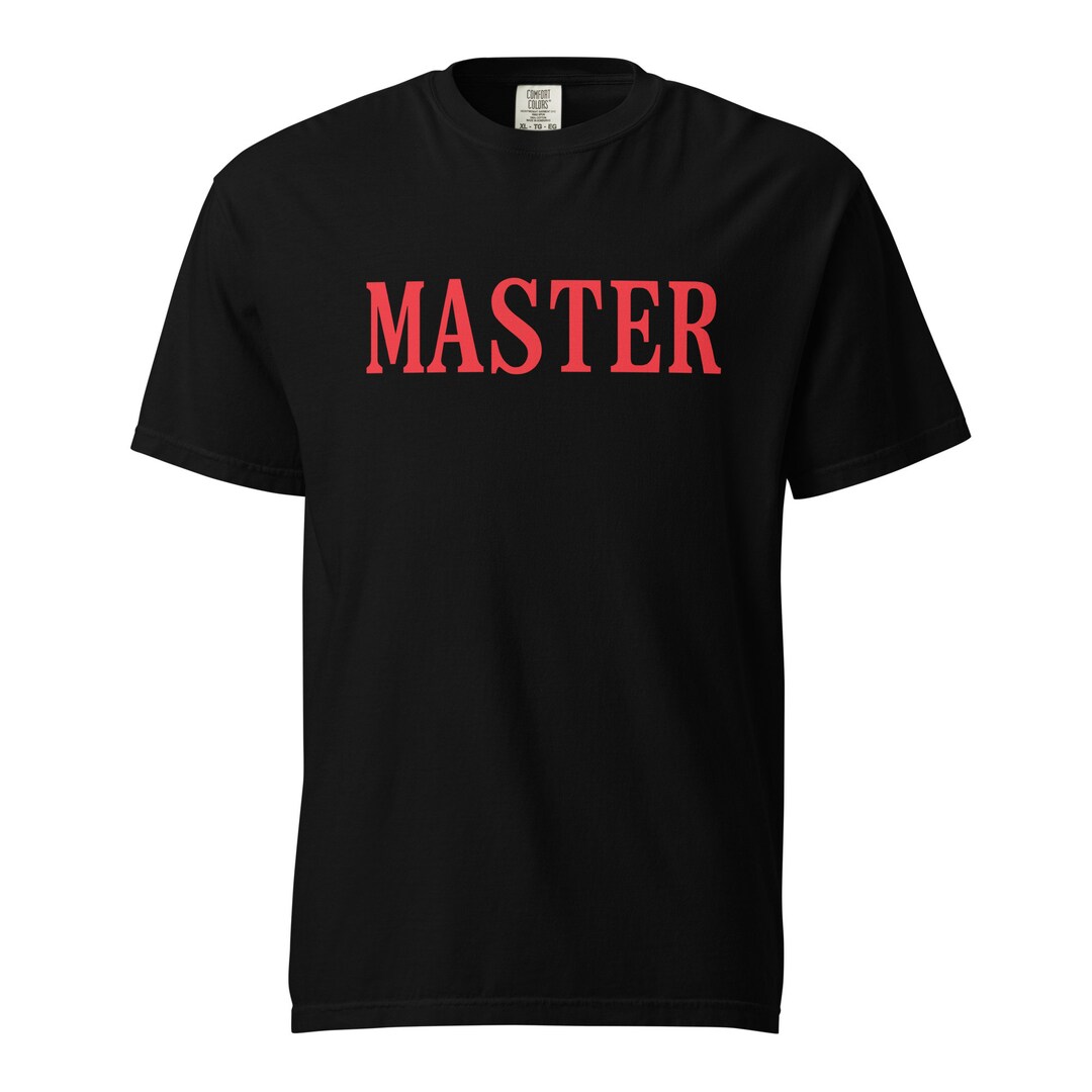 MASTER - Heavyweight T-shirt - Etsy
