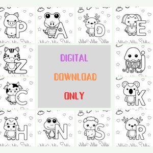 Coloring Pages for Kids Coloring Alphabet Pages Printable Coloring Kids ...