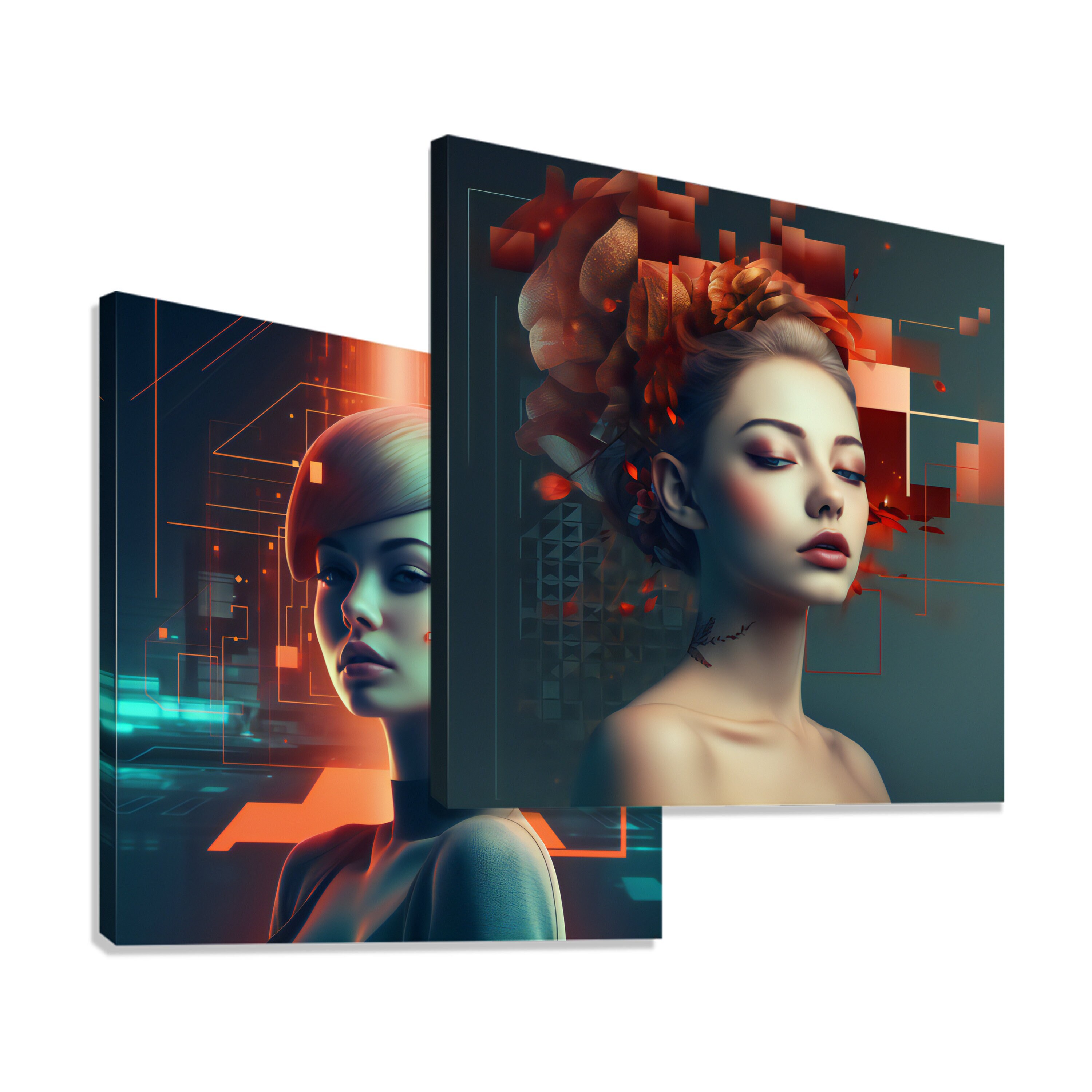 Futuristic Unique Art Digital Art Print for Posters, Wall Decor ...