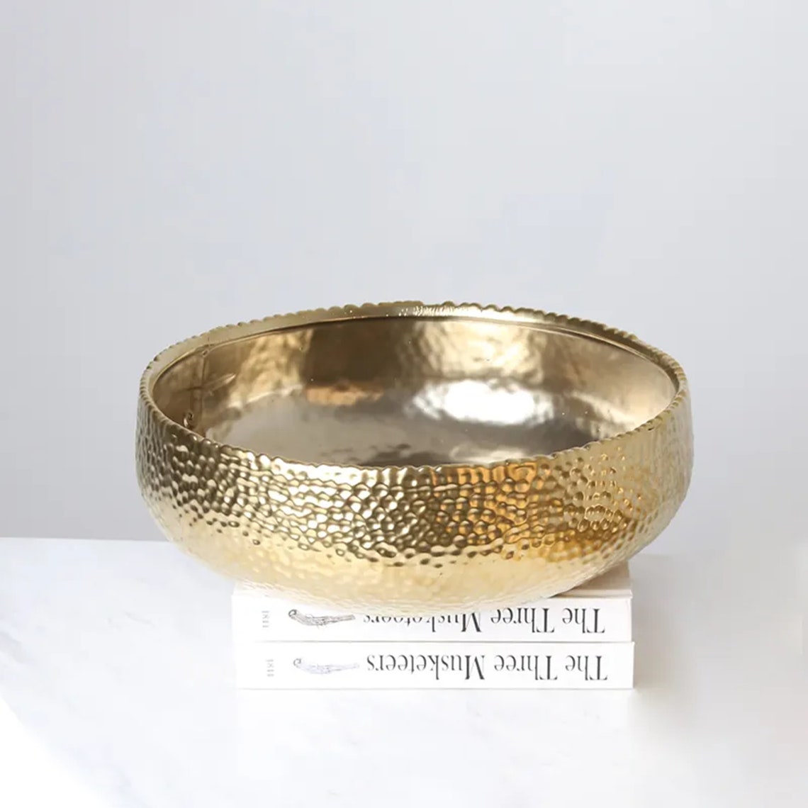 Gold Bowl I Salad Bowl I Fruit Bowl I Serving Bowl I Decorative Bowl - Etsy