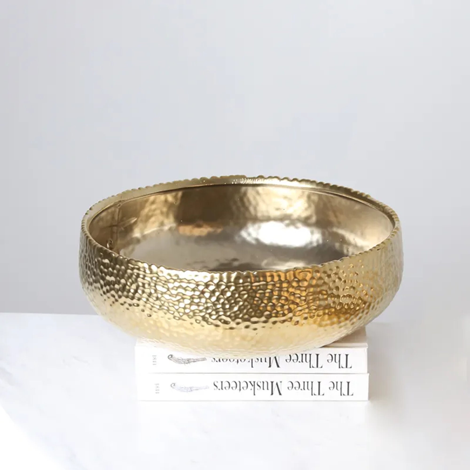 Gold Bowl I Salad Bowl I Fruit Bowl I Serving Bowl I Decorative Bowl - Etsy