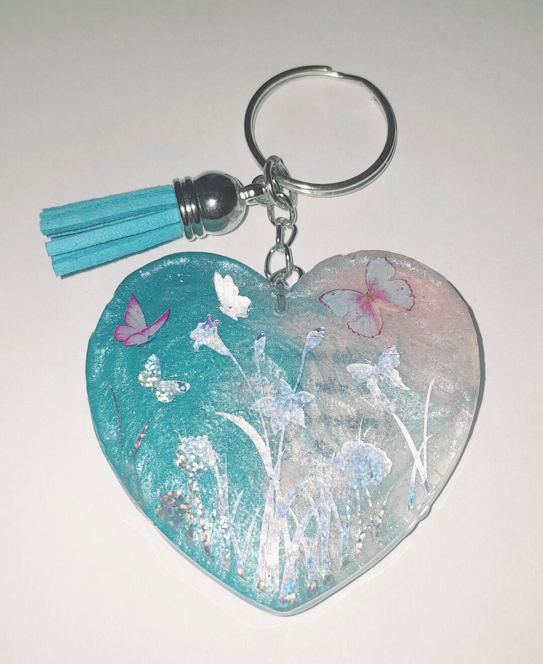 Heart Key Ring - Etsy