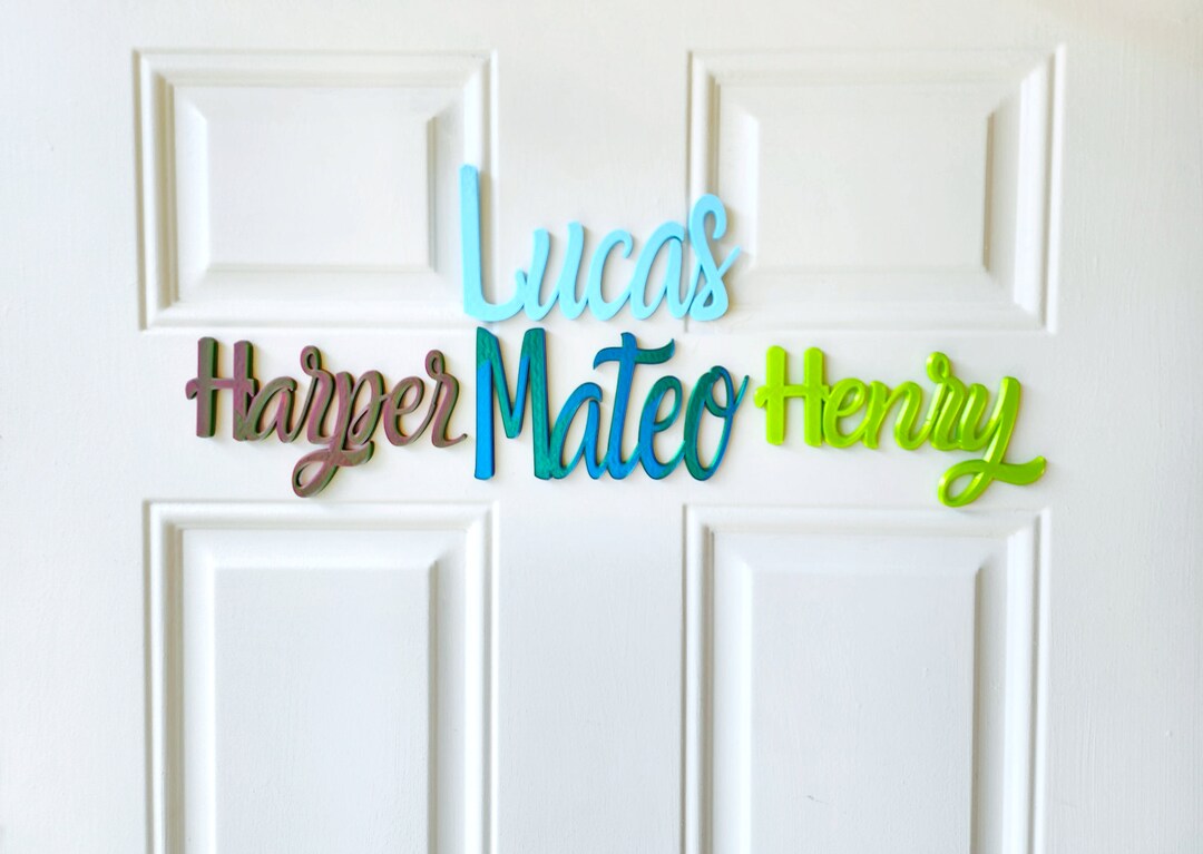 Personalized Door Sign, Custom Door Sign, Decorative Boys and Girls ...