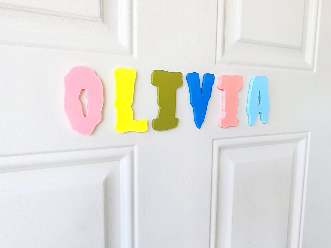 Personalized Door Sign, Decorative Custom Name Sign for Boys and Girls ...