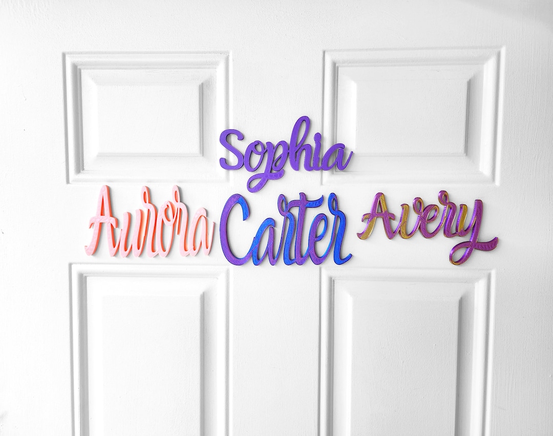 Custom Door Sign,decorative Boys and Girls Room Sign, Custom Name Sign ...