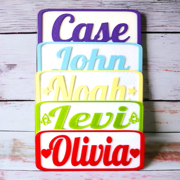 Kids Custom Door Signs - Etsy
