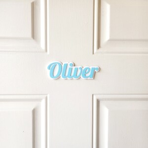 Custom Door Sign, Personalized Name Plaque for Kids, Decorative Boys ...