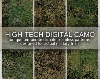 Seamless Desert Digital Camo Texture, Digital Printable Paper, Military ...