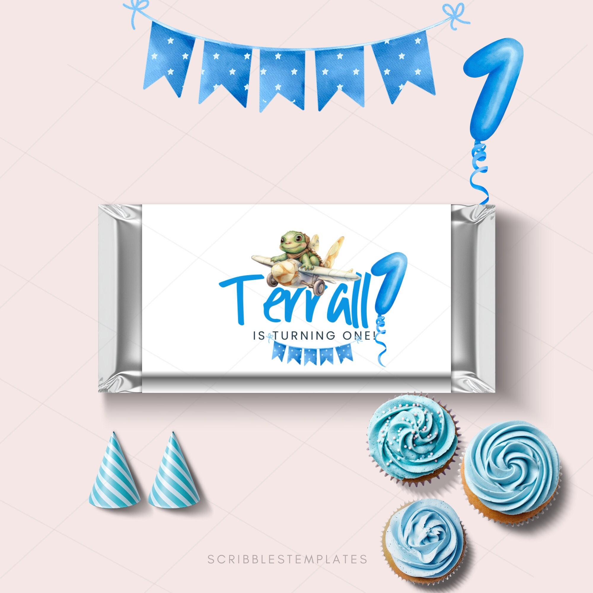 Editable Customised Chocolate Wrapper Template, Aldi Mini Chocolates ...