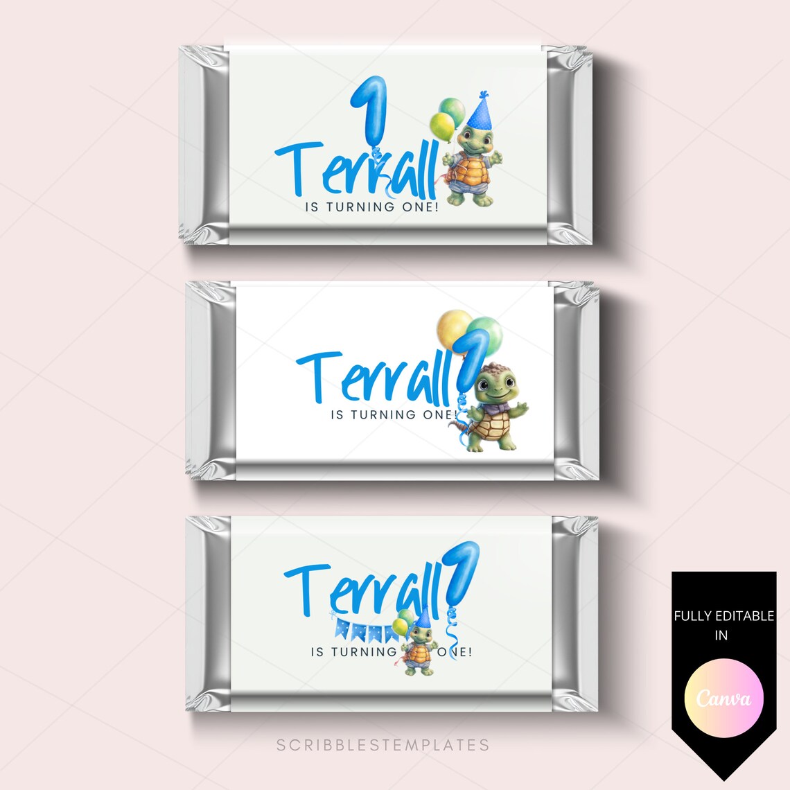 Editable Customised Chocolate Wrapper Template, Aldi Mini Chocolates ...