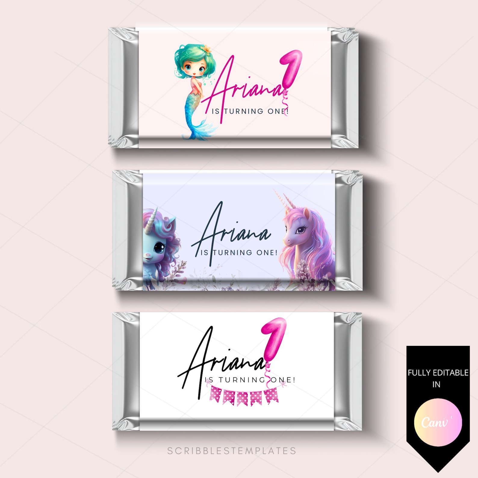 Editable Customised Chocolate Wrapper Template, Aldi Mini Chocolates ...