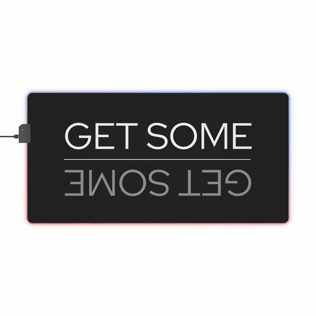 LED Gaming Mouse Pad Gaming RGB Mat Lights Glowing - Etsy