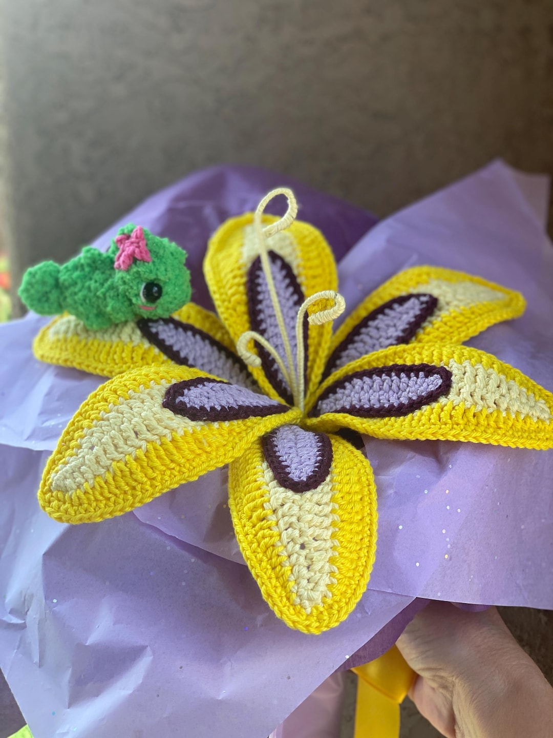 Glow in the Dark Tangled Sun Drop Flower - Etsy
