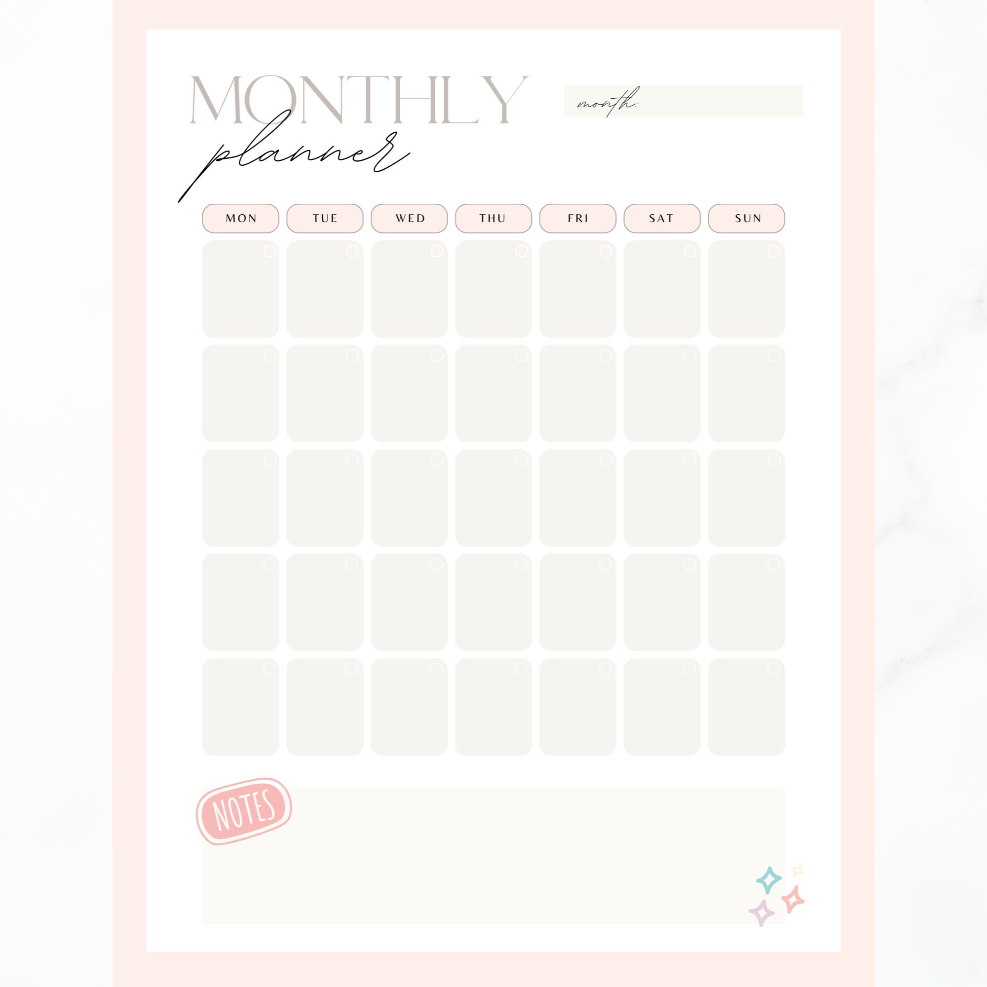 Daily, Weekly and Monthly Printable Planners to Keep Your Life ...
