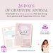 The 28 Days of Gratitude Journal, Gratitude Templates, Micro Self-care ...