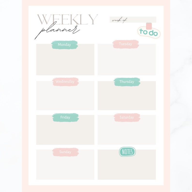 Daily, Weekly and Monthly Printable Planners to Keep Your Life ...