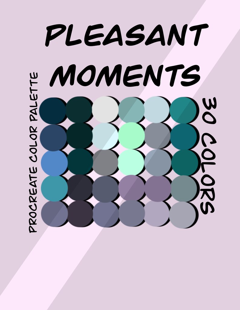 150 Color Bundle Swatches For Procreate Pallets Digital Download Logo Design Lettering