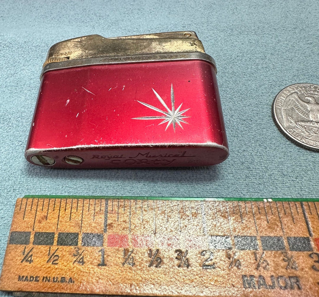 Art Deco Royal Musical Corty Lighter Made in Japan Music Box Lighter - Etsy