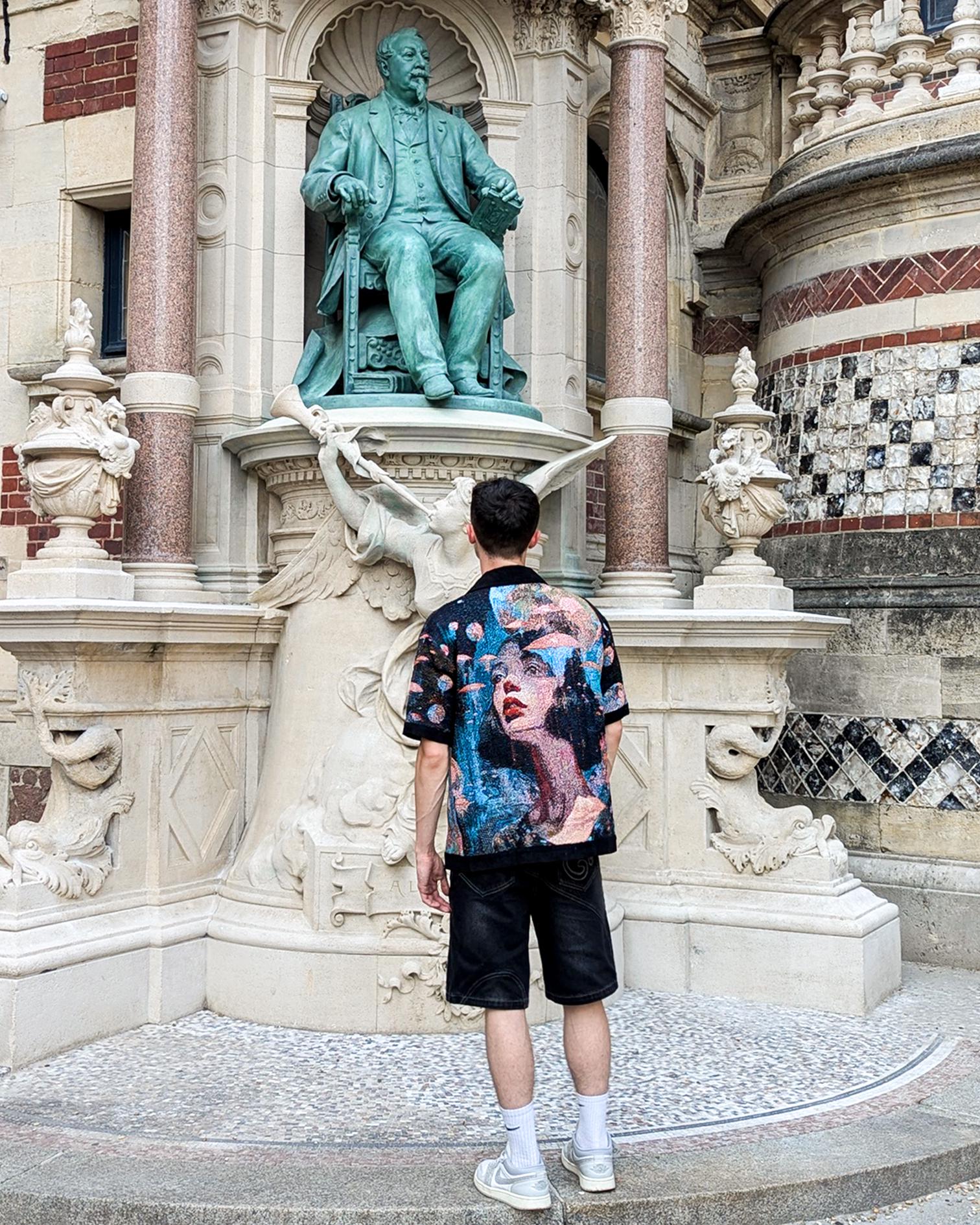Woven Tapestry Shirt/ Tee / Unique Artistic Design Jacket / Stylish and ...