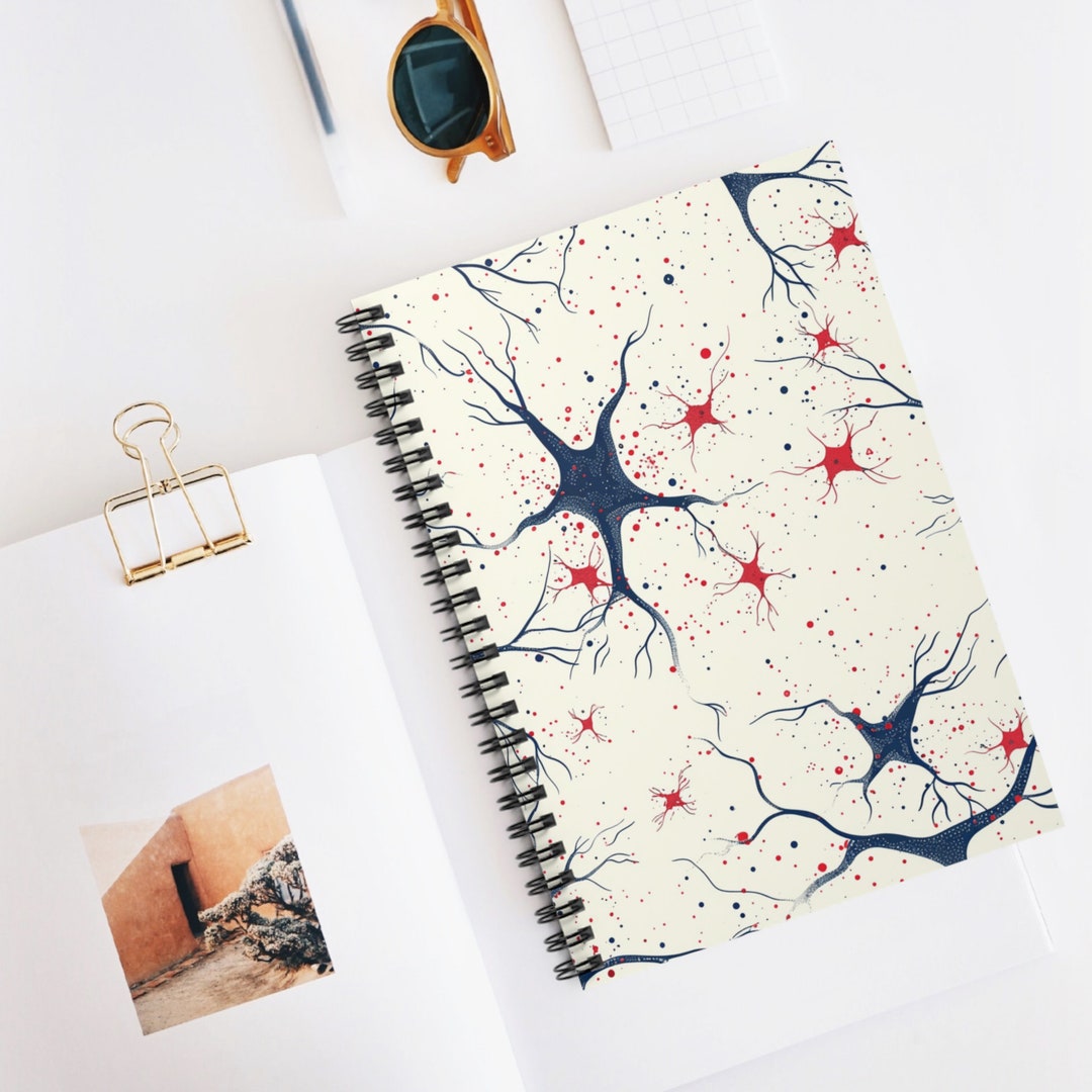 Neuron Spiral Notebook , Notebook, Inspired Spiral Journal for Science ...