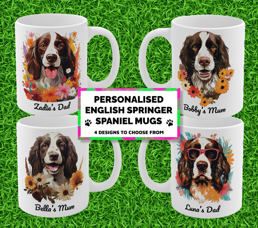 English Springer Spaniel Personalised Mug Springer Mum - Etsy UK