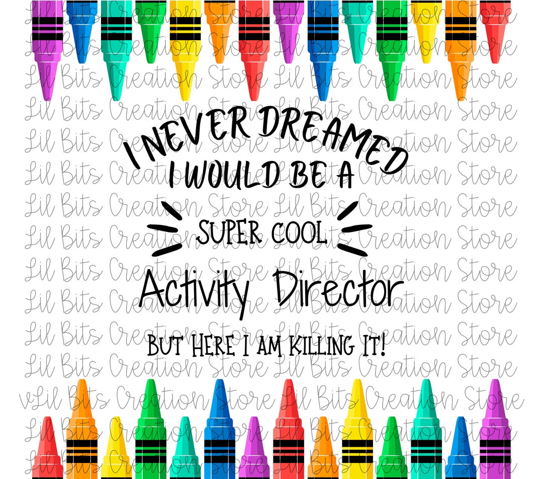 Activity Director SVG/PNG/JPG File - Etsy