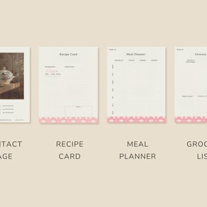 Cookbook Template Old Paper Retro Style, Vintage Recipe Book Template ...