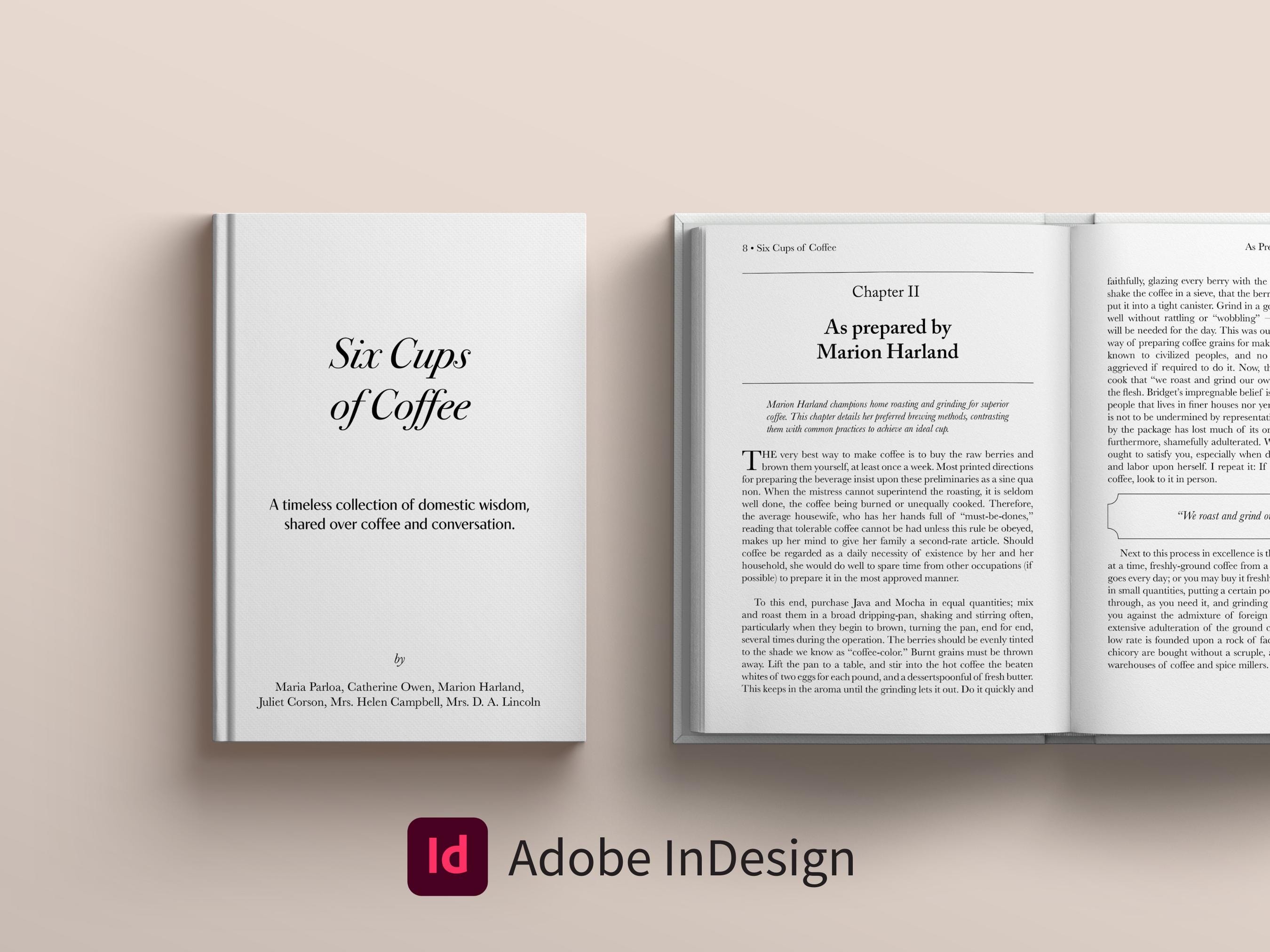 Indesign Book Template, Premade Book Design, Editable Writers Template ...