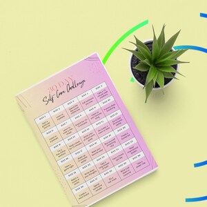 30 Days Self Care Challenge Instant Download Daily Planner Printable - Etsy