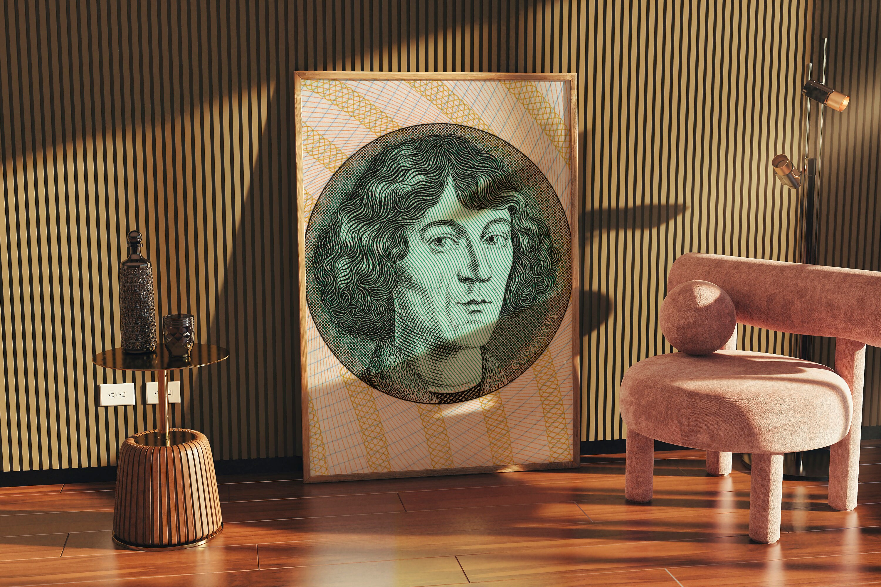 Nicolaus Copernicus Bank Note Wall Art Print - Historical Figure ...