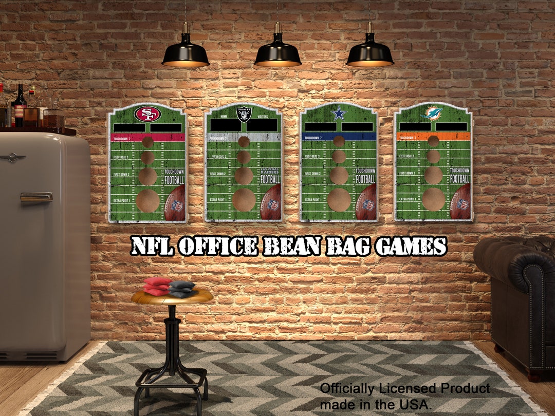NFL Office Bean Bag Wall Game - Etsy