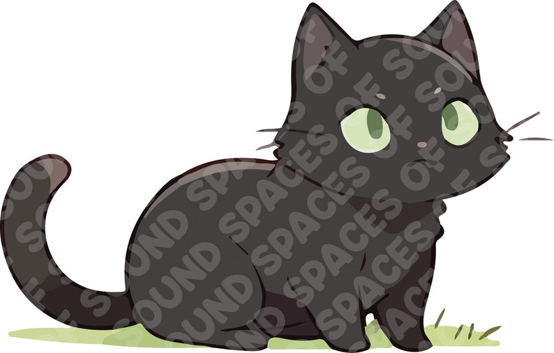 Cosmic Cute Void Cats Clip Art: Nebulous Feline Designs for Stellar ...
