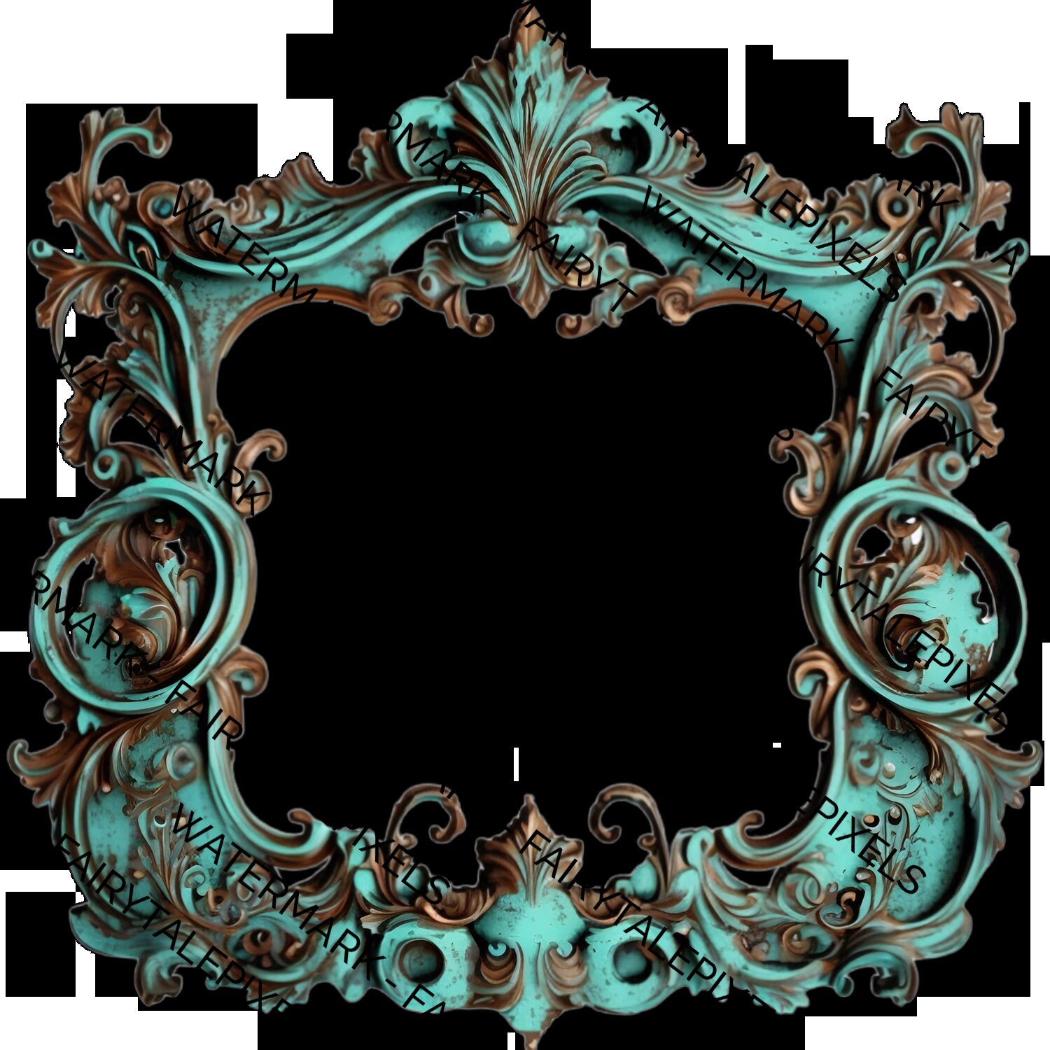 Baroque Frames Clip Art: Timeless Designs for Premium - Etsy