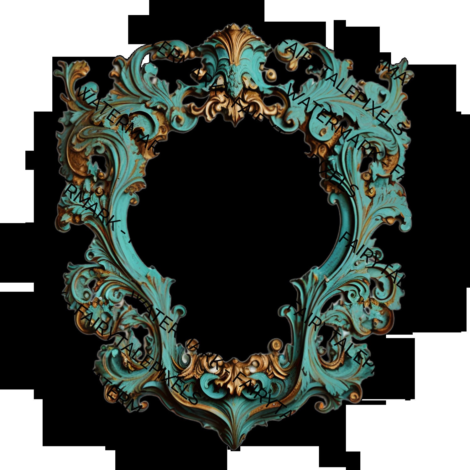 Baroque Frames Clip Art: Timeless Designs for Premium - Etsy