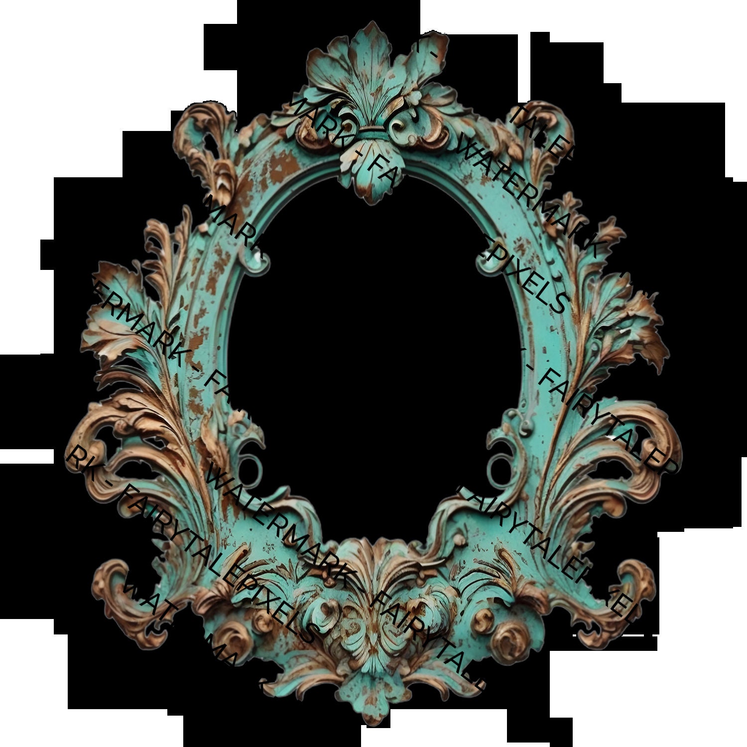 Baroque Frames Clip Art: Timeless Designs for Premium - Etsy