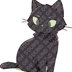 Cosmic Cute Void Cats Clip Art: Nebulous Feline Designs for Stellar ...