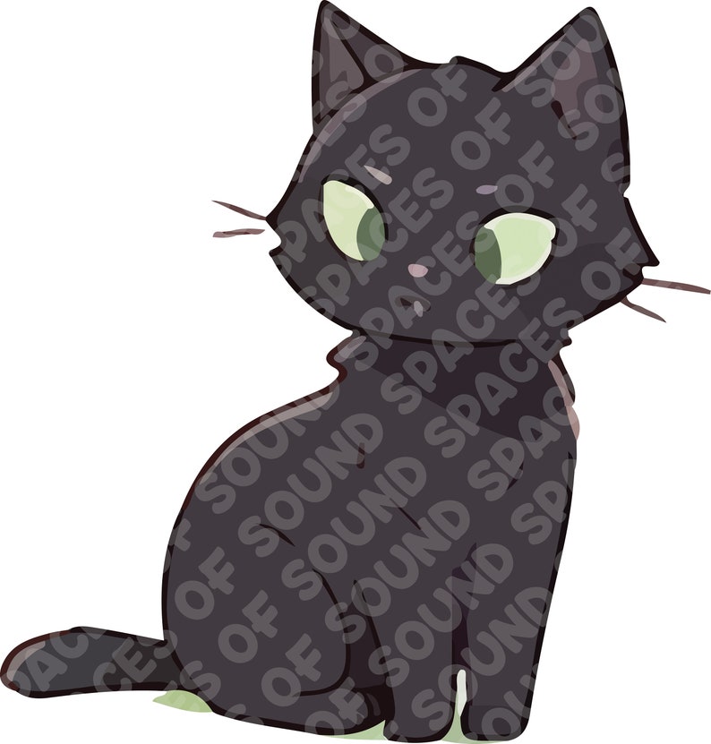 Cosmic Cute Void Cats Clip Art: Nebulous Feline Designs for Stellar ...