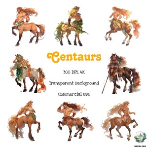 Exquisite Fantasy Centaur Clip Art: Mythical Designs for Creative ...