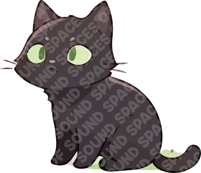 Cosmic Cute Void Cats Clip Art: Nebulous Feline Designs for Stellar ...