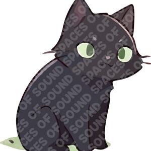 Cosmic Cute Void Cats Clip Art: Nebulous Feline Designs for Stellar ...
